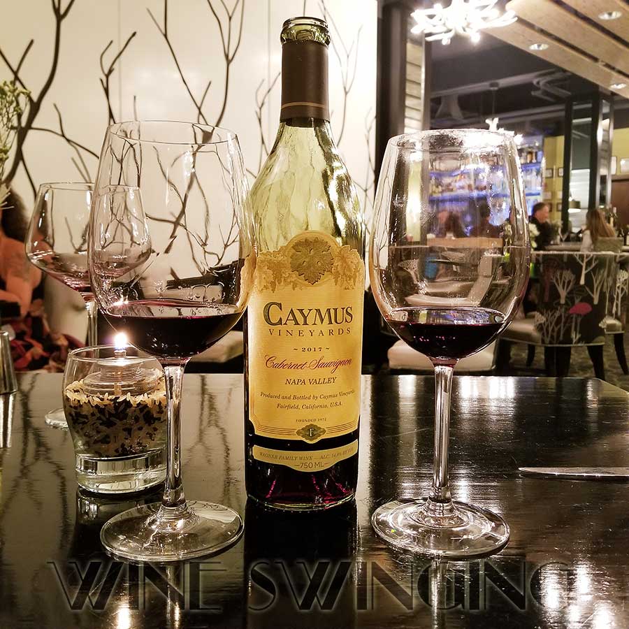 Caymus Cabernet Sauvignon 2017 Wine Swinging